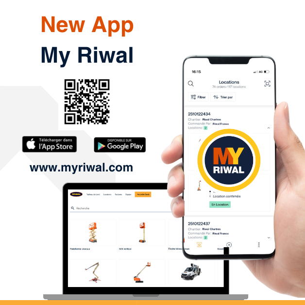 Lancement nouvelle version My Riwal 3.0 | Riwal France