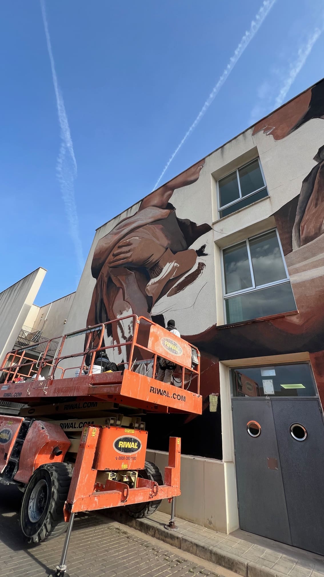 Solidaridad de Riwal: Mural de la DANA en Valencia